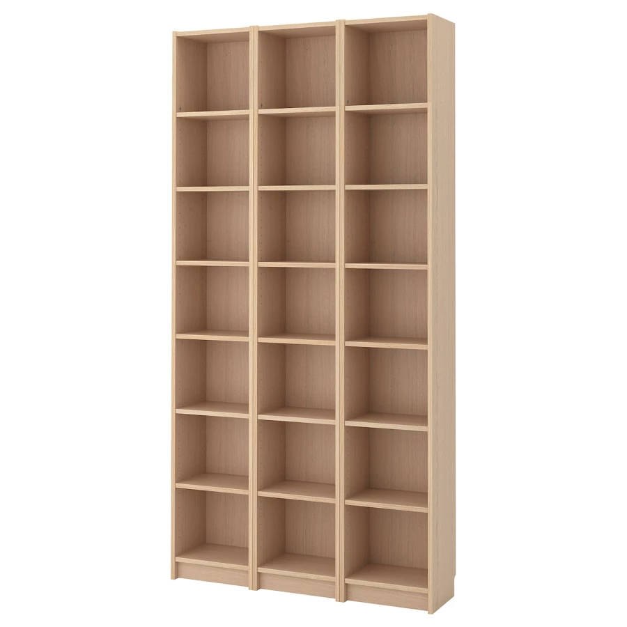 Открытый книжный шкаф - BILLY IKEA/БИЛЛИ ИКЕА, 28х120х237 см, светло ...