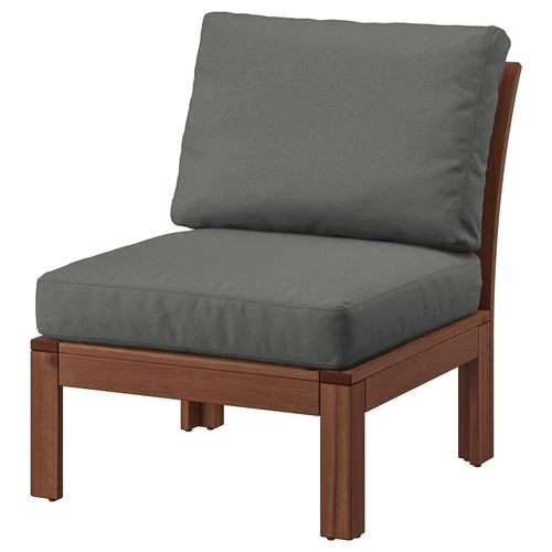 Садовое кресло - IKEA ÄPPLARÖ/APPLARO, 84x80x63см, коричневый, ЭПЛАРО ...